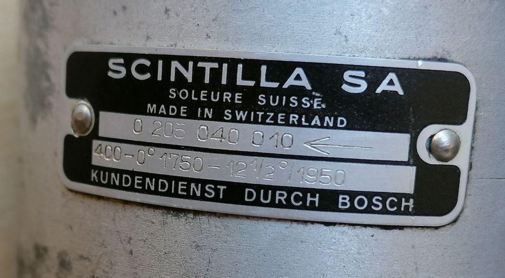 Zündverteiler Scintilla SA (Gebraucht) in Lausen für CHF 69 – mit ...