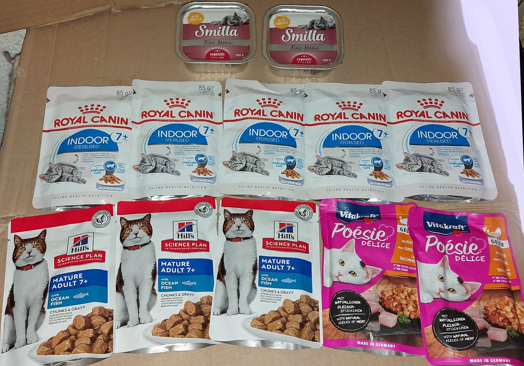 Nourriture pour chat/Nassfutter für Katzen:Schesir,Sheb,etc. (Neuf avec ...