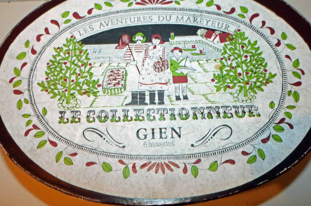 Neue Fundschätze 4 Steingutteller Marie Pierre Boitard Gien (Gebraucht ...