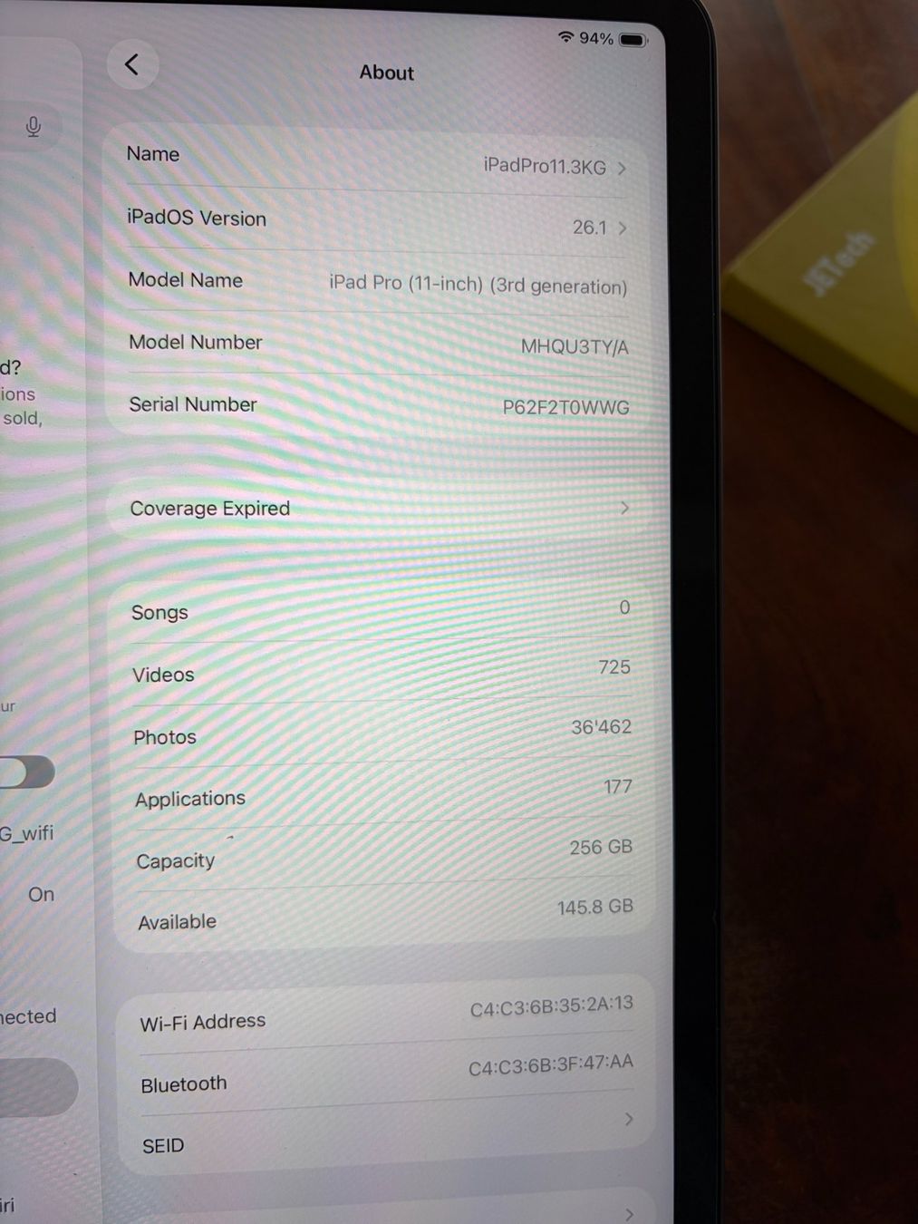 iPad Pro 11 M1 256GB Wi-Fi + Pencil 2 + Logi Combo Touch (Gebraucht) in ...