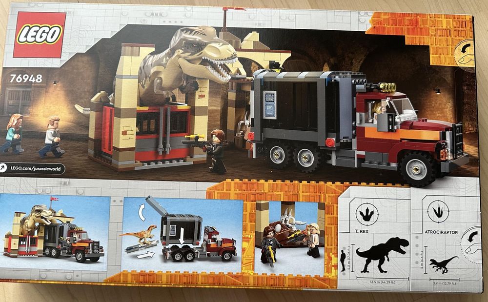 Lego Jurassic World 76948 T. Rex & Atrociraptor | Kaufen auf Ricardo