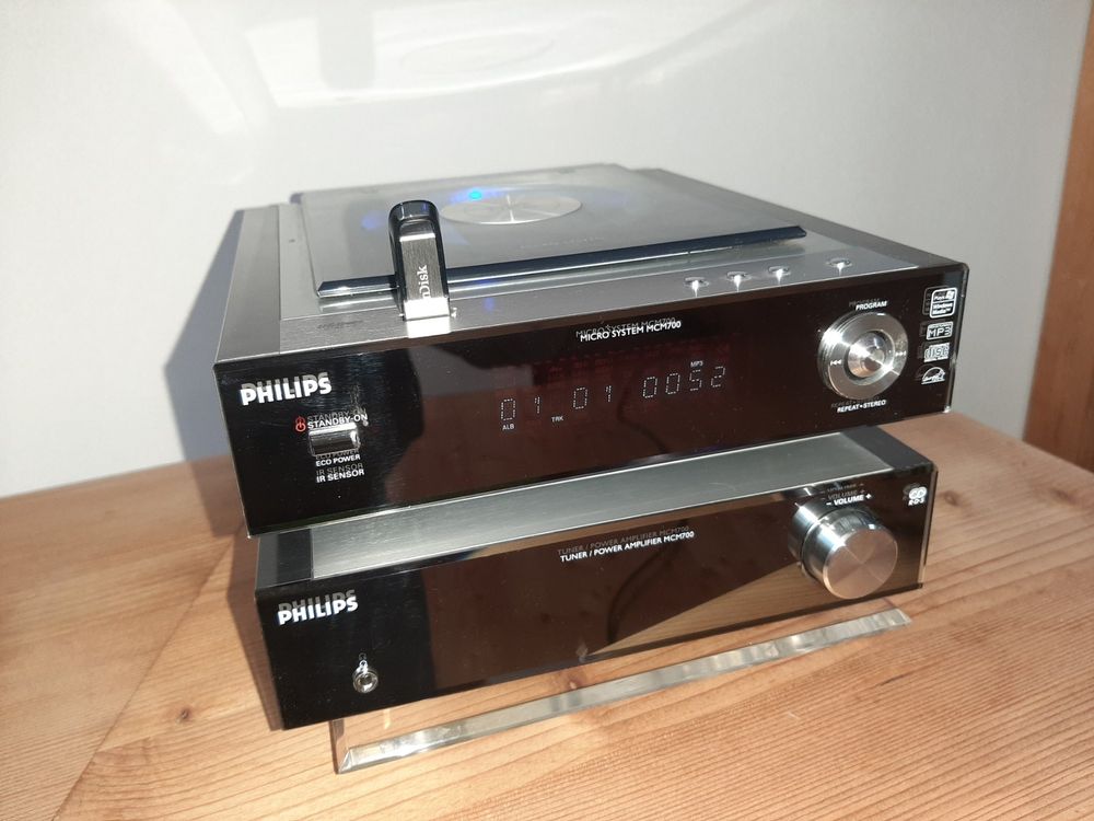 Philips MCM700 Micro-Hifi-System 2 x 80 Watt/ USB/ CD/ UKW (Gebraucht ...