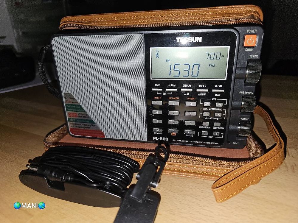 Tecsun PL-880 DSP SSB Weltempfänger von 100 kHz bis 30 MHz (Gebraucht ...