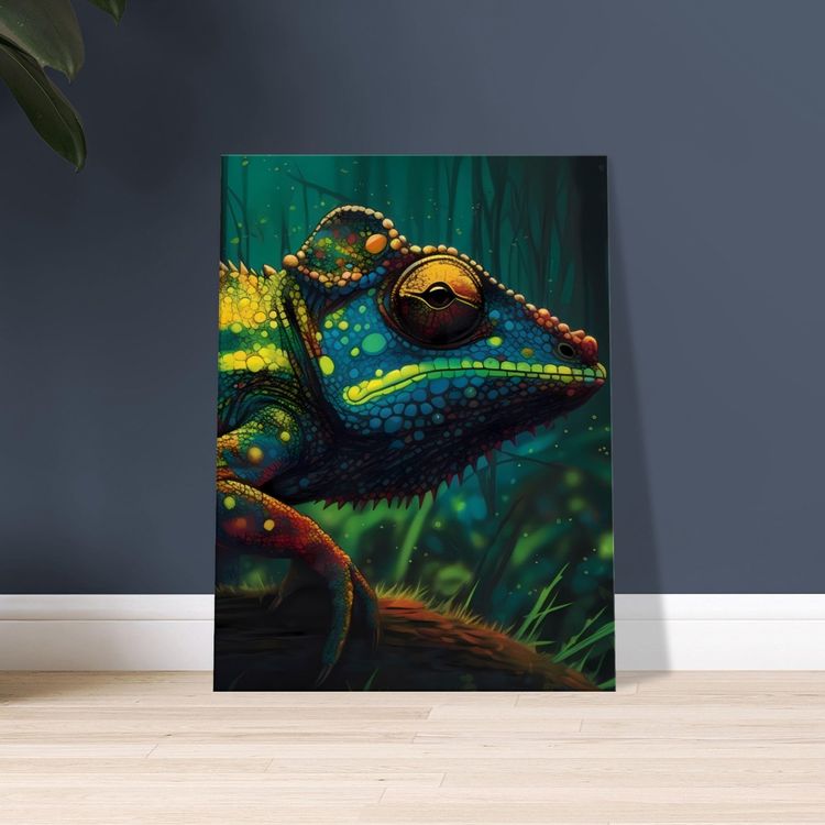 Chamäleon - Leinwandbild 120x80 - Artshot | Kaufen auf Ricardo