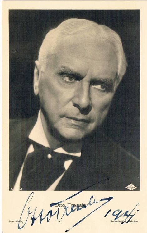 Otto Treßler 1871-1965 Autogramm signiert Vintage Foto 9x14c (Gebraucht) in Bischofszell für CHF ...