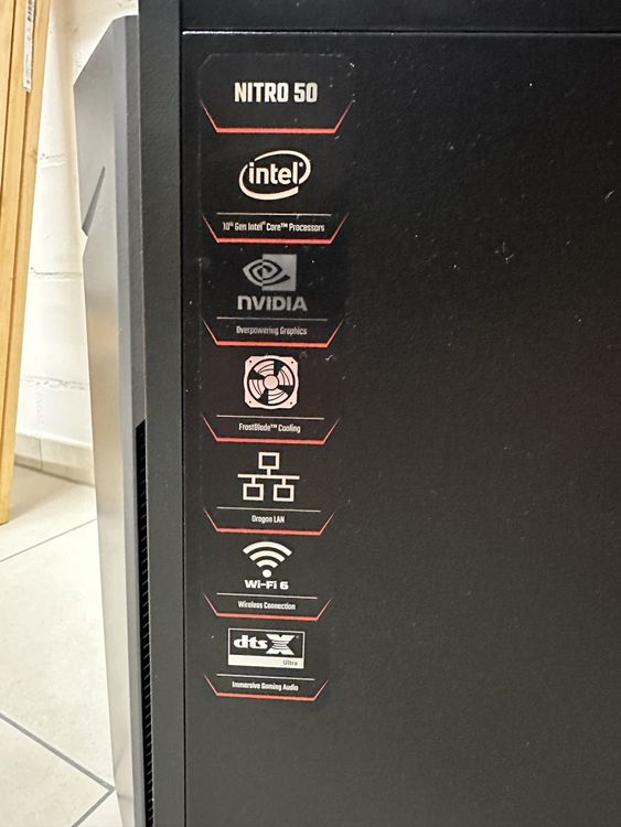 Gaming PC Nitro 50 Intel i7 GTX 1660 Super 16GB RAM (Gebraucht) in ...