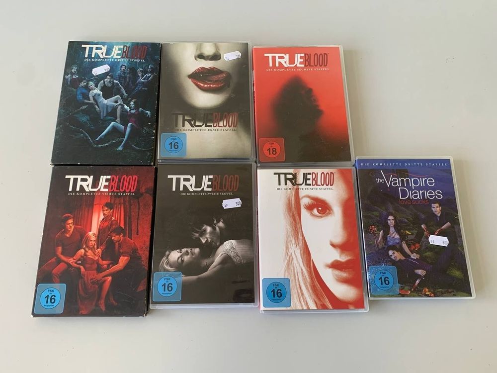 DVDs True Blood + Vampire Diaries L 7242 (Gebraucht) in Niederönz für ...