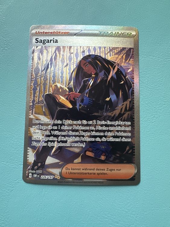 Pokemon Sagaria Fullart Trainer Rare Deutsch sehr selten | Kaufen auf ...