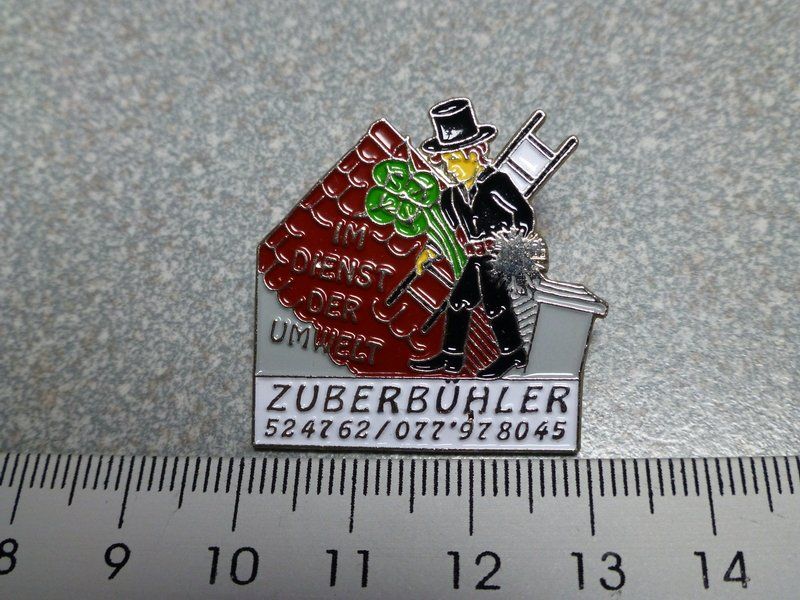 PIN PINS FIRMA Kaminfeger Chämifäger (Gebraucht) in Gränichen für CHF 3 – mit Lieferung auf ...