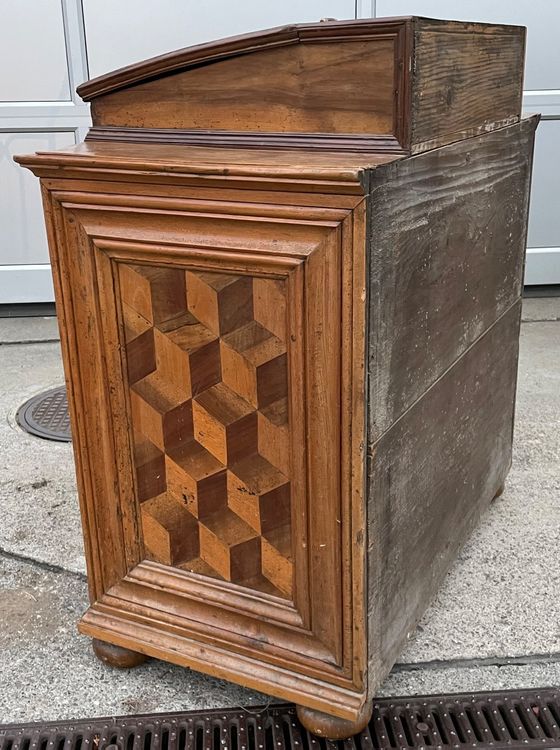 Antike Geschweifte Barock Kommode um 1770 Nussbaum | Kaufen auf Ricardo