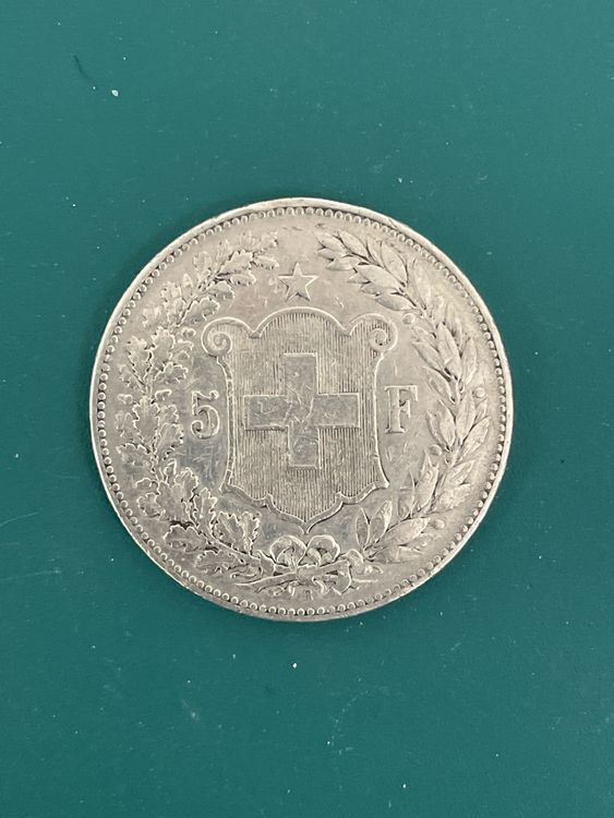 5-Franken Stück 1889 | Kaufen auf Ricardo