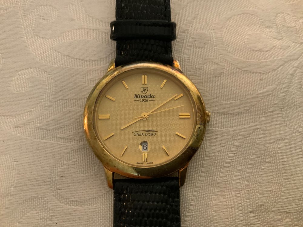 Nivada linea d Oro Uhr läuft | Kaufen auf Ricardo
