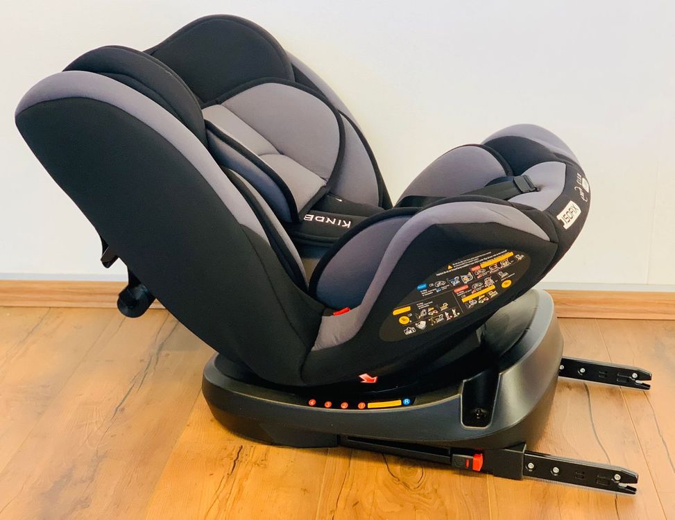 ISOFIX Autokindersitz 360° Drehfunktion 0-36kg GRAU NEU | Kaufen auf ...
