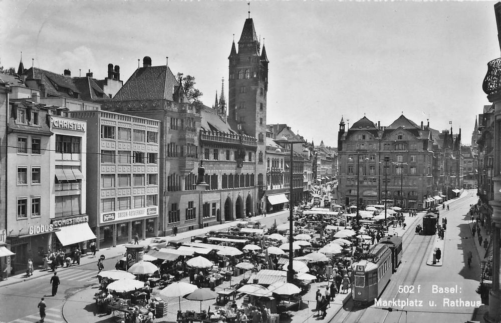 Basel Marktplatz Rathaus (Gebraucht) in Schwyz für CHF 8 – mit Lieferung auf Ricardo kaufen