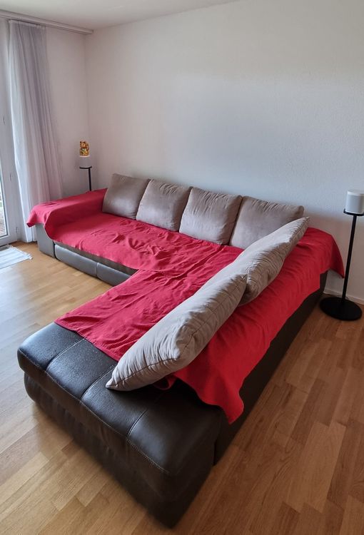 Grosse Sofa mit Longchair (Gebraucht) in Dübendorf für CHF 1 – nur ...
