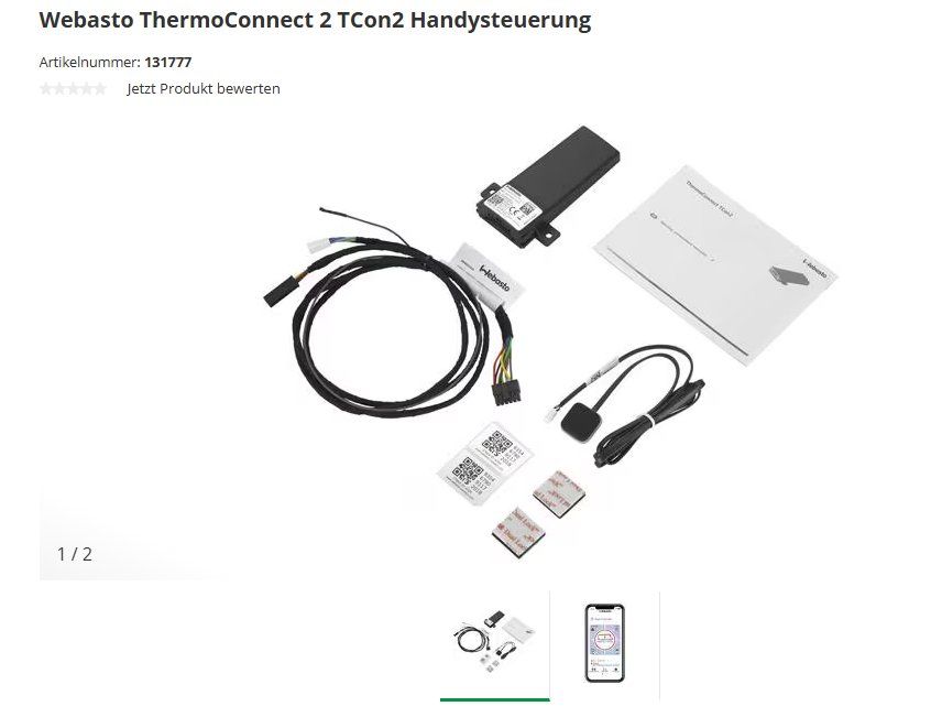 Webasto Thermoconnect T-CON2 Radiocommande natel (Neu und originalverpackt) in Saxon für CHF 260 ...
