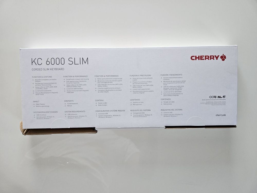 CHERRY KC 6000 Slim Schweizer Tastatur | Keyboard mit Kabel (Gebraucht) in Amriswil für CHF 5 ...
