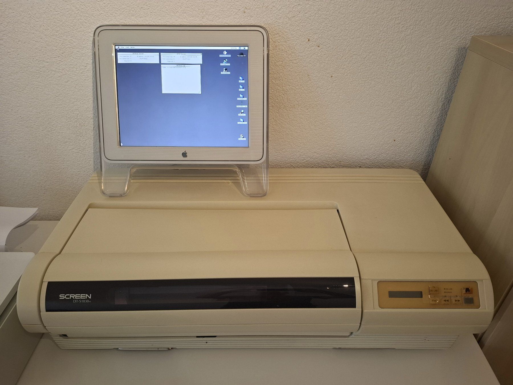 Trommelscanner Dainippon SCREEN DT-S1030ai mit Macintosh G4 (Gebraucht ...