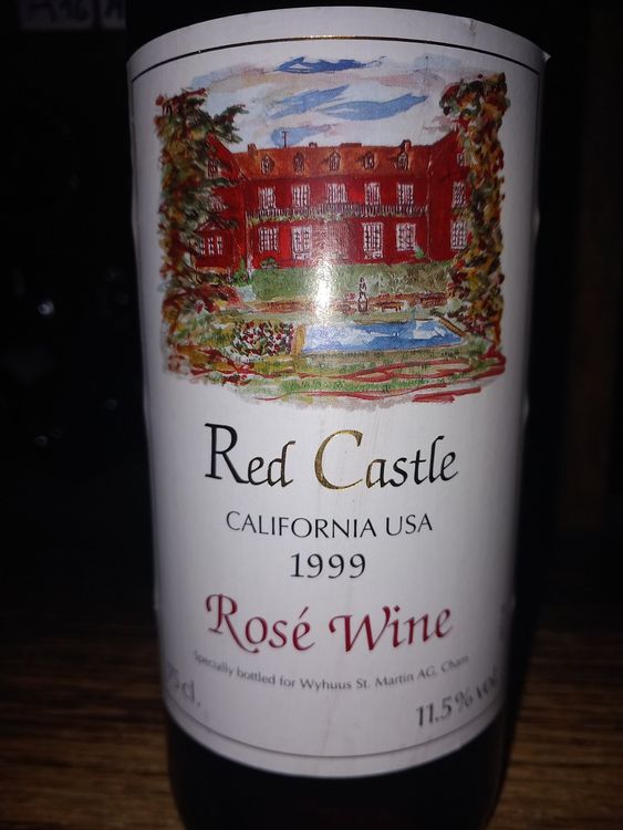 red castle California rosé wine 1999 | Kaufen auf Ricardo