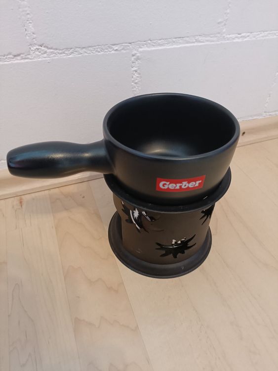 Gerber Mini Fondue Caquelon Schwarz (Gebraucht) in Embrach für CHF 17 ...