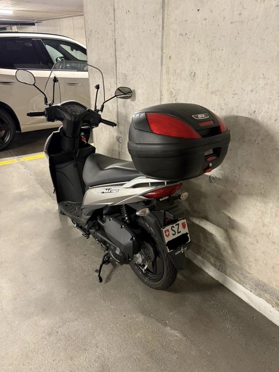Suzuki Address 110 Roller Grau Met. Topcase 2018 mit 61262km (Gebraucht ...