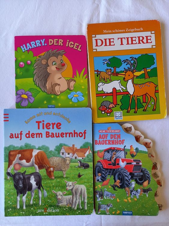 Bücherpaket / Set 4 Kinderbücher Bauernhof / Tiere (Gebraucht) in ...