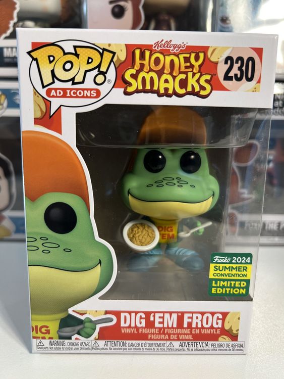 Funko POP! Ad Icons Kellogg's Honey Smacks Dig em' Frog (Neu und ...