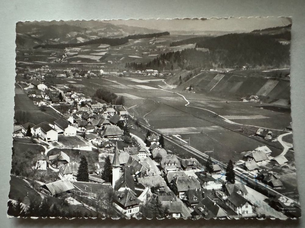 SIGNAU im Emmental - Flugaufnahme - Ansichtskarte | Kaufen auf Ricardo