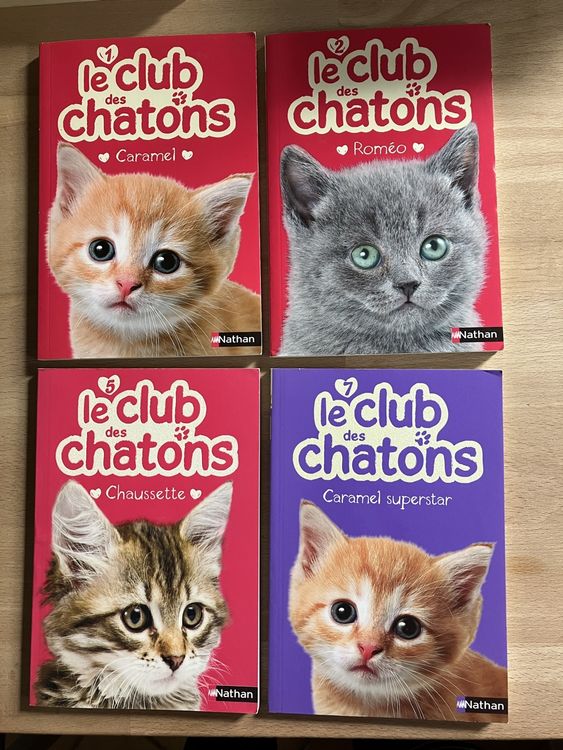 Les 4 livres « le club des chatons » (Gebraucht) in Muraz (Sierre) für ...