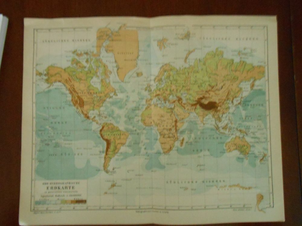 Bild aus Buch um 1900 " Erdkarte " (Gebraucht) in Schindellegi für CHF 2.5 – mit Lieferung auf ...