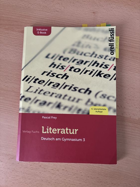 Literatur Deutsch am Gymnasium 3, 6. überarbeitete Auflage (Neu (gemäss Beschreibung)) in ...