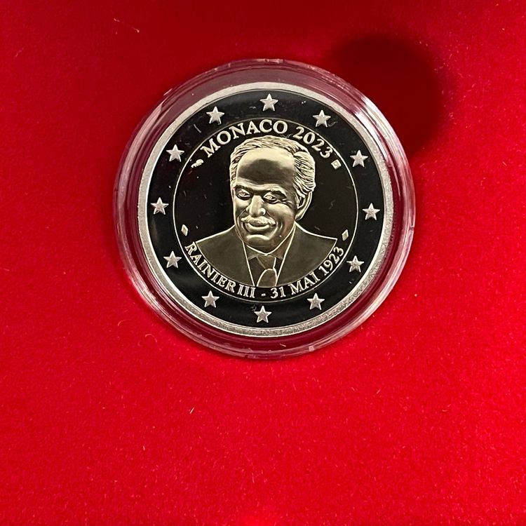 2 Euro Monaco Fürst Rainer 2023 PP (Neu und originalverpackt) in für ...