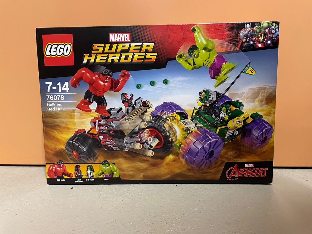 Lego 76078 - Super Heroes - Hulk vs. Red Hulk - Marvel (Gebraucht) in ...