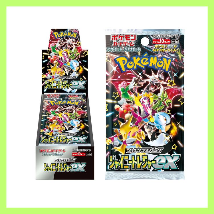 Pokemon Shiny Treasure ex | SV4a | JPN (Neu und originalverpackt) in ...