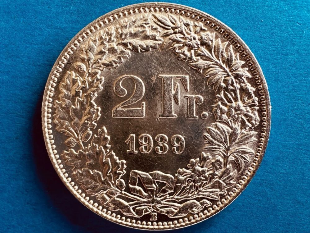 2 Franken 1939 Silber | Kaufen auf Ricardo