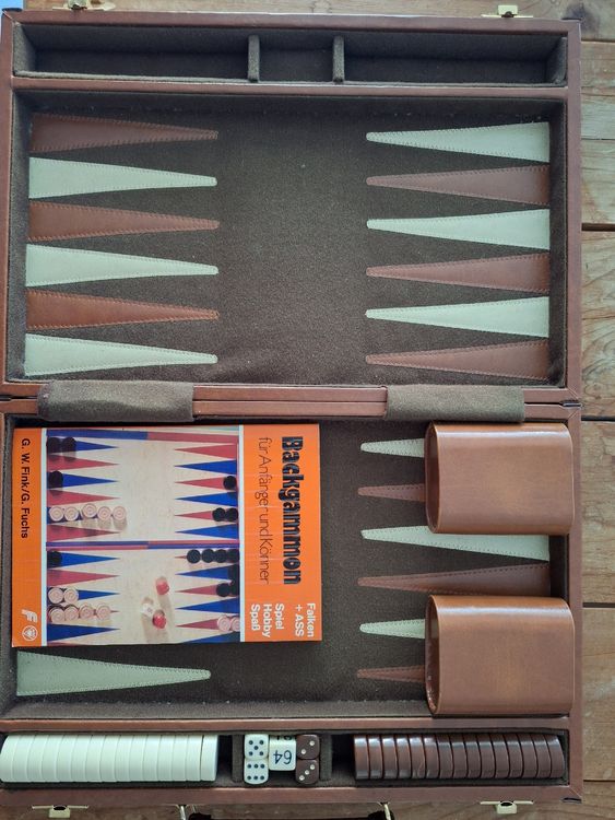 Backgammon in Koffer mit Gebrauchsanweisung (Gebraucht) in Lyss für CHF 30 – mit Lieferung auf ...