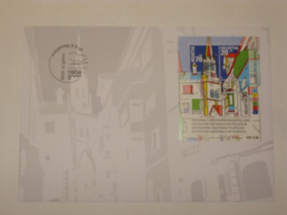 W84 Nationale Briefmarkenausstellung St. Gallen 2000 FDC (Gebraucht) in ...