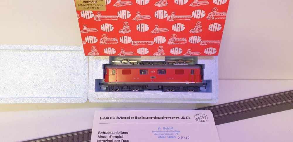 Hag SBB Re4/4 10043 H0/AC Nr.222 (Neu und originalverpackt) in Neuenhof für CHF 135 – mit ...