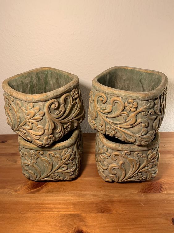 Topf, Blumentopf aus Ton, Vintage Optik (Gebraucht) in Olten für CHF 10 ...