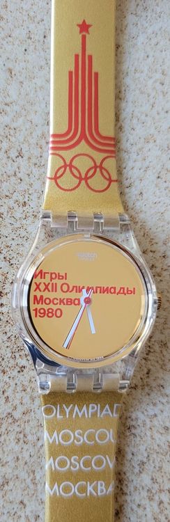Swatch Uhr MOSCOW 1980 Swatch Lady Olympia Special (Gebraucht) in Riken ...