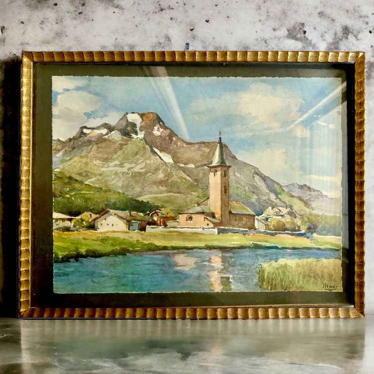 Nicolas Markovitch or A.Marc (1894-1964) Aquarelle carton | Kaufen auf Ricardo