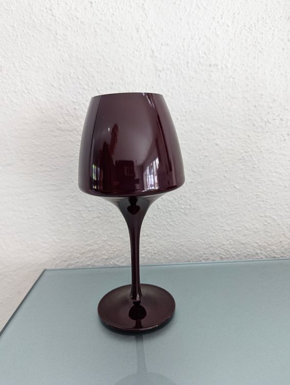 Weingläser rot innen schwarz, spannend für Degustionen (Neu (gemäss ...