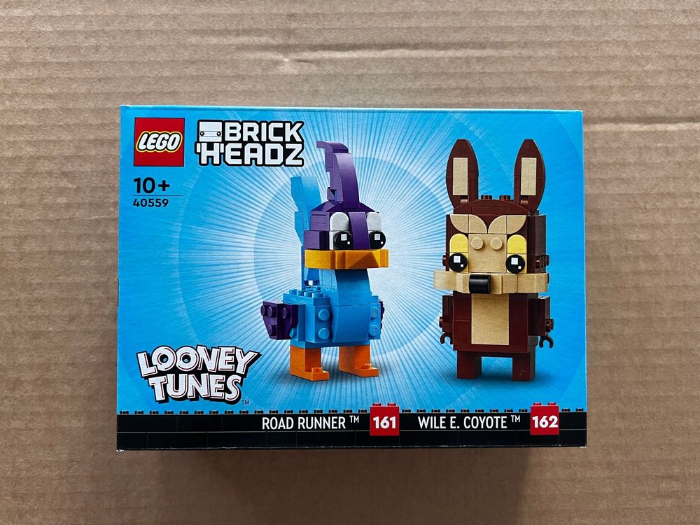 Lego Brickheadz Road Runner & Wile E. Coyote 40559 (Neu und ...
