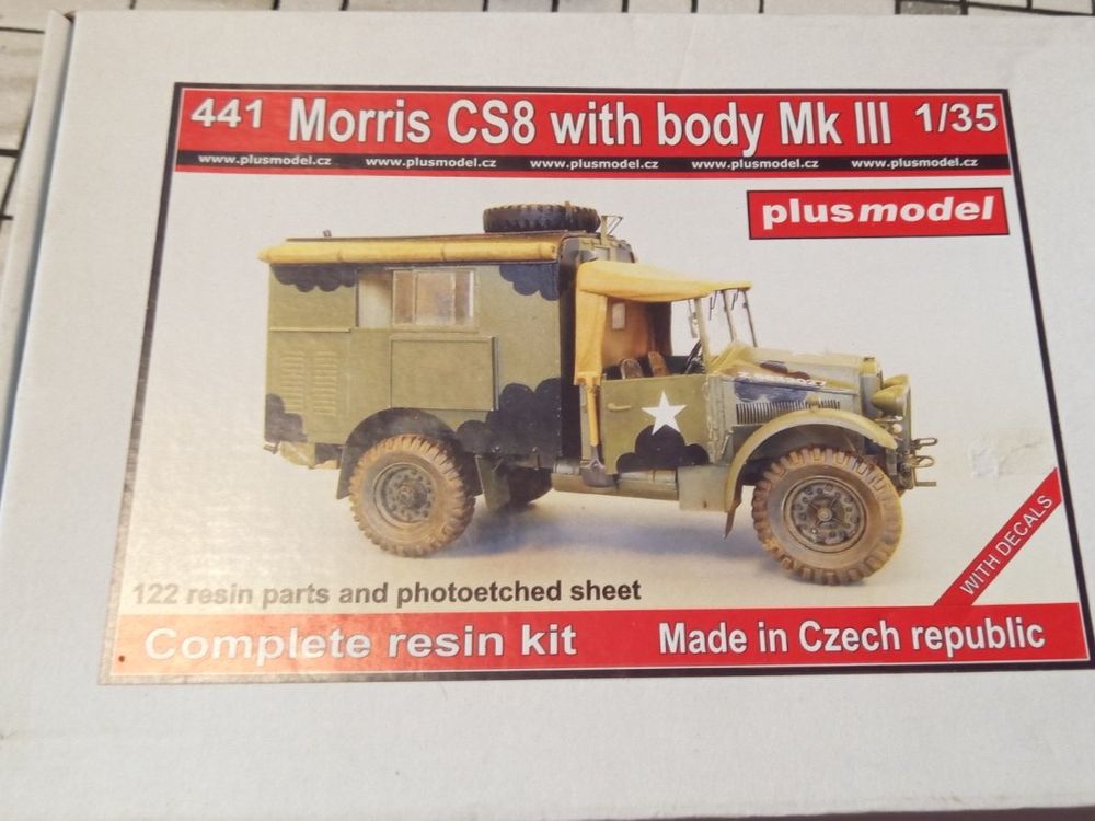 US Army Morris CS8 MK III 1/35 Resin Kit PlusModel (Neu und ...