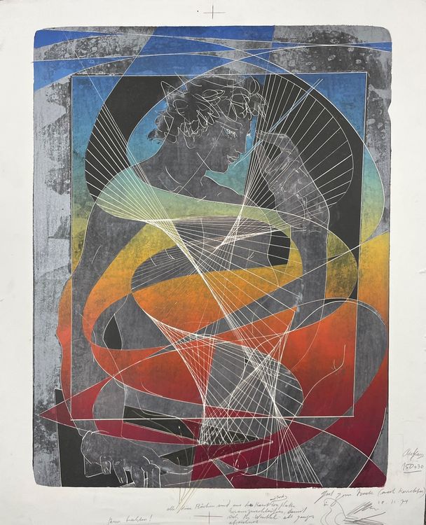 Hans Erni (1909-2015) Lithographie Handsigniert (Gebraucht) in Root für CHF 209 – mit Lieferung ...