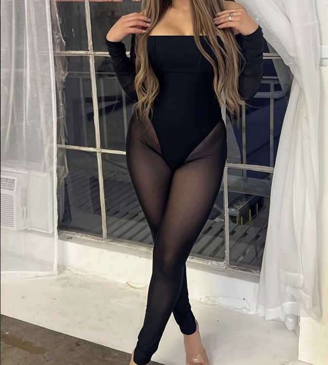 Gitternetz Off Shoulder Jumpsuit (Neu und originalverpackt) in Reinach BL für CHF 20 – mit ...