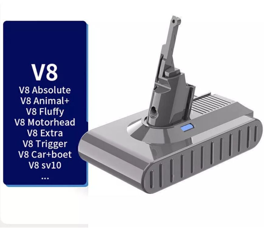 6000 mAh Akku Batterie Dyson v8 allen Serien (Neu und originalverpackt ...