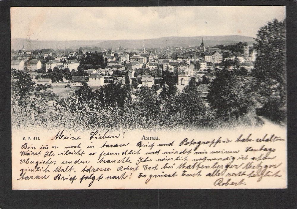 AK AG , Aarau 1907 (Gebraucht) in Reichenburg für CHF 12 – mit Lieferung auf Ricardo kaufen