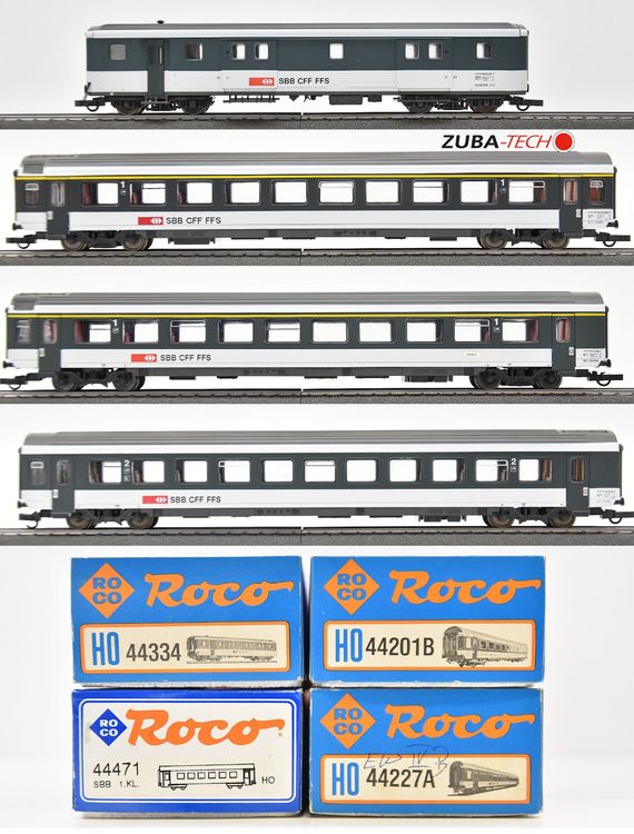 4x Roco EW IV Personenwagen der SBB, H0 GS mit OVP (Gebraucht) in St. Gallen für CHF 34 – mit ...