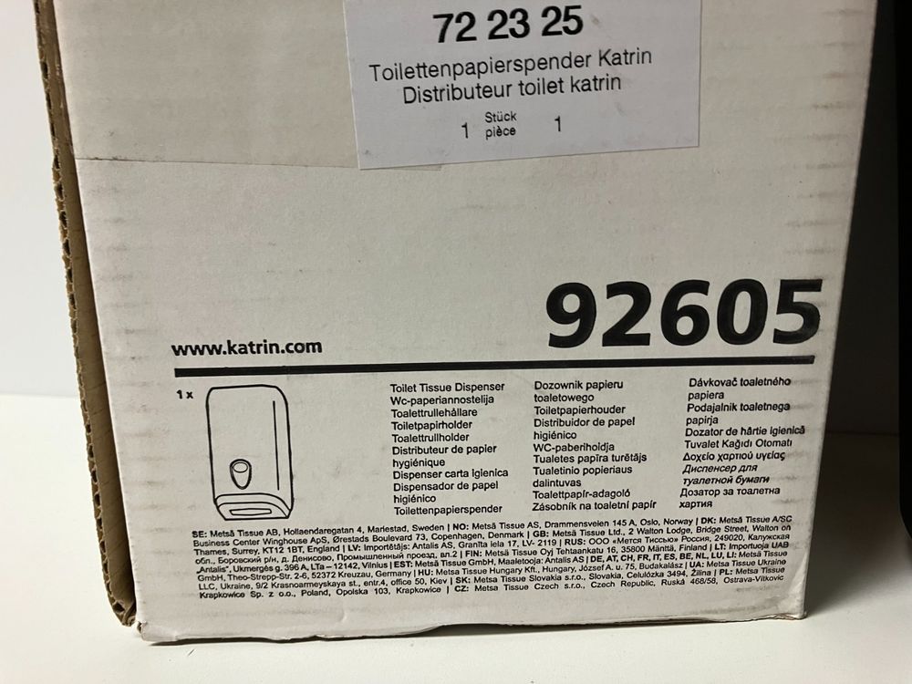 Katrin Faltpapierspender NEU ab 1.-Fr (Neu (gemäss Beschreibung)) in ...